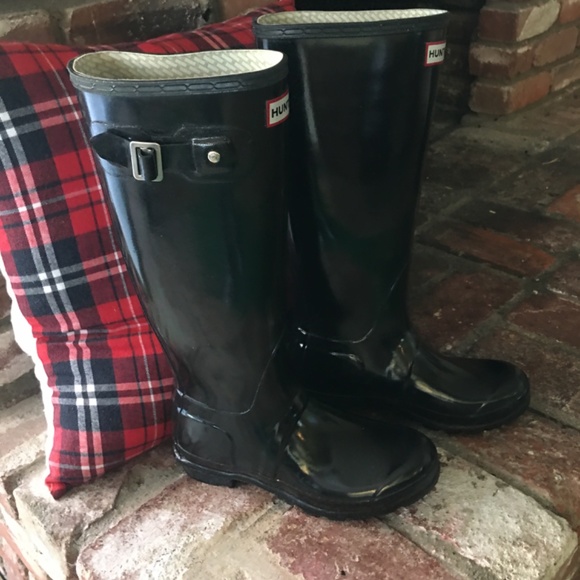 Hunter | Shoes | Hunter High Gloss Boot | Poshmark